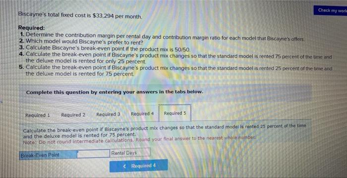 Solved Required: 1. Determine the contribution margin per | Chegg.com