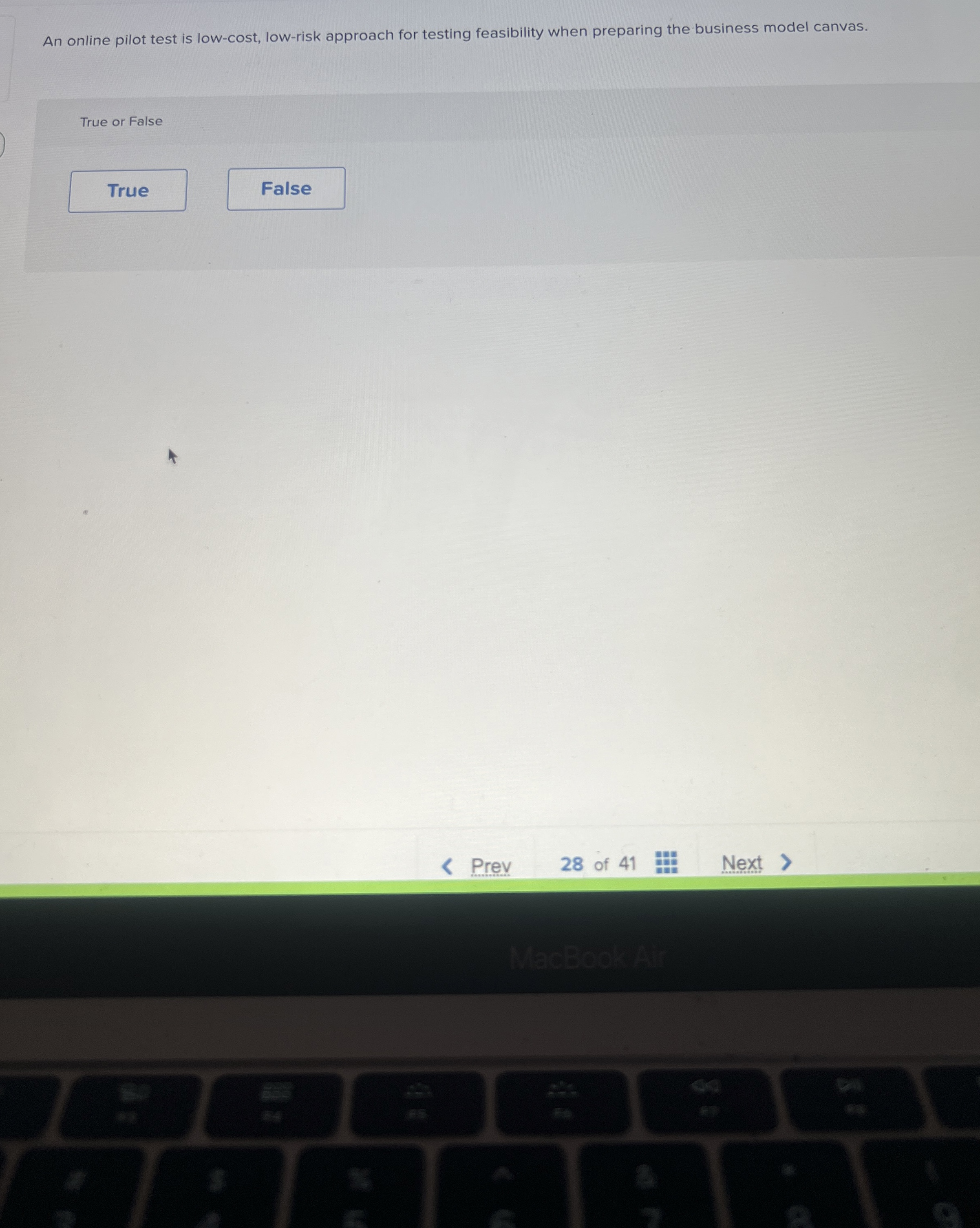 Solved An online pilot test is low-cost, ﻿low-risk approach | Chegg.com