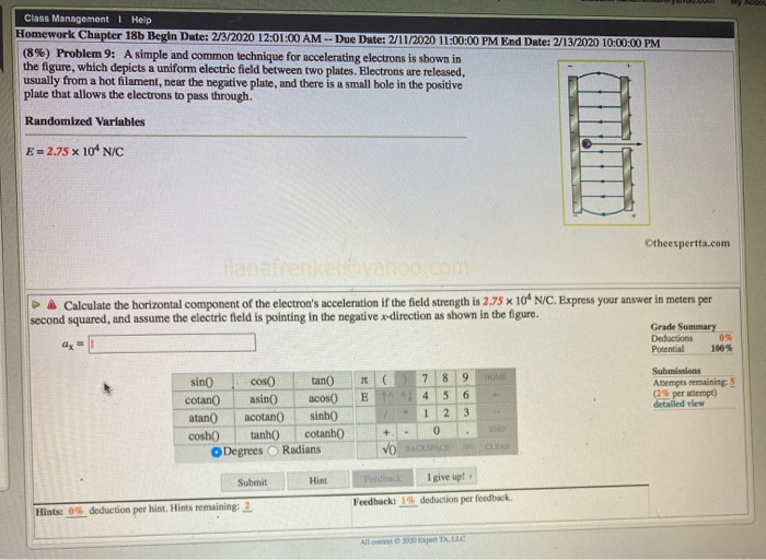 Solved Class Management | Help Homework Chapter 18b Begin | Chegg.com