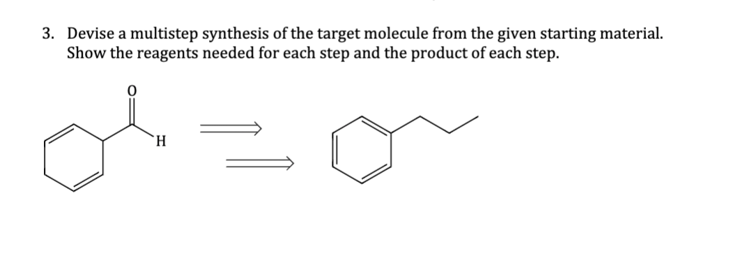 Solved Devise a multistep synthesis of the target molecule | Chegg.com