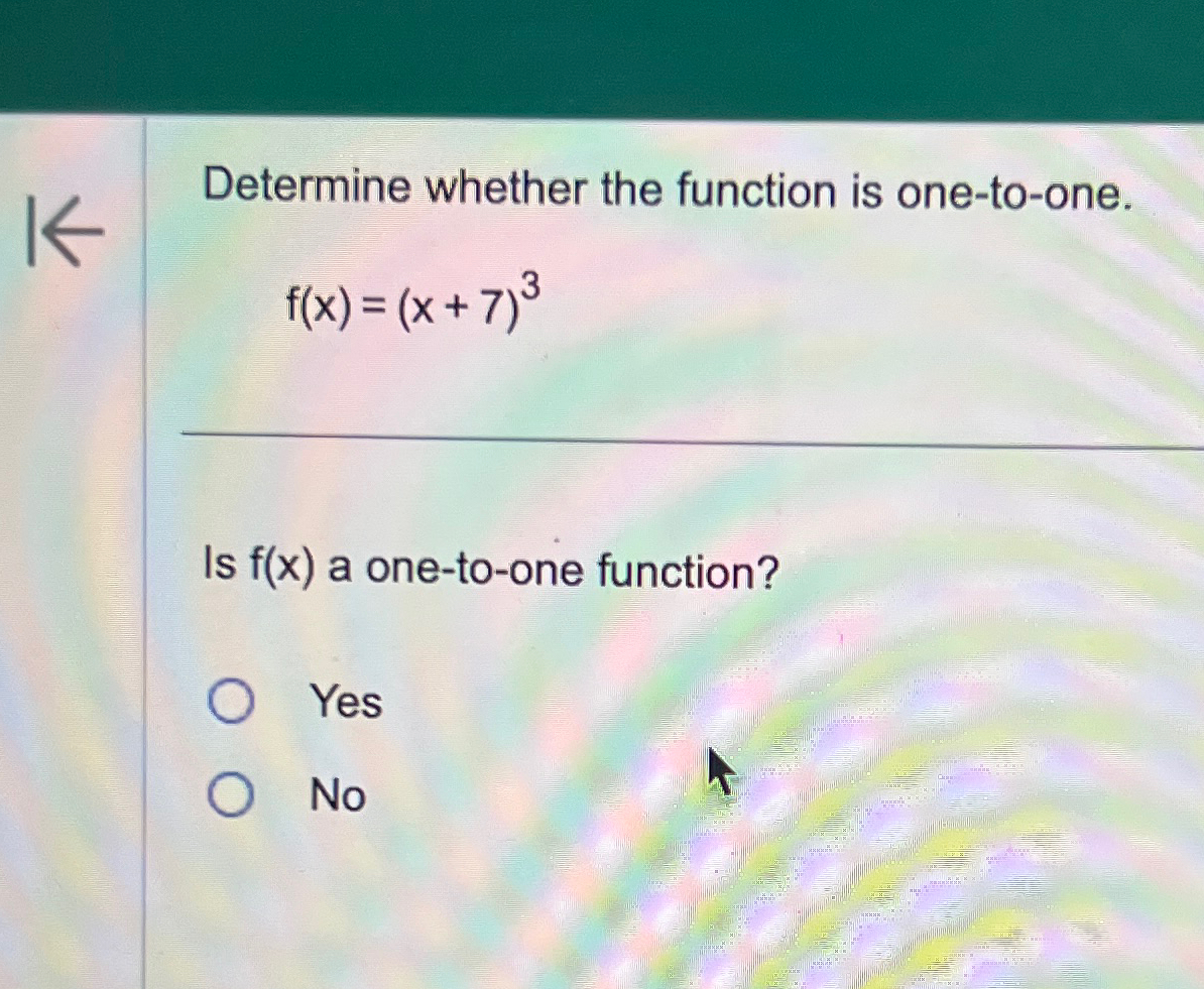 Determine whether the function is | Chegg.com