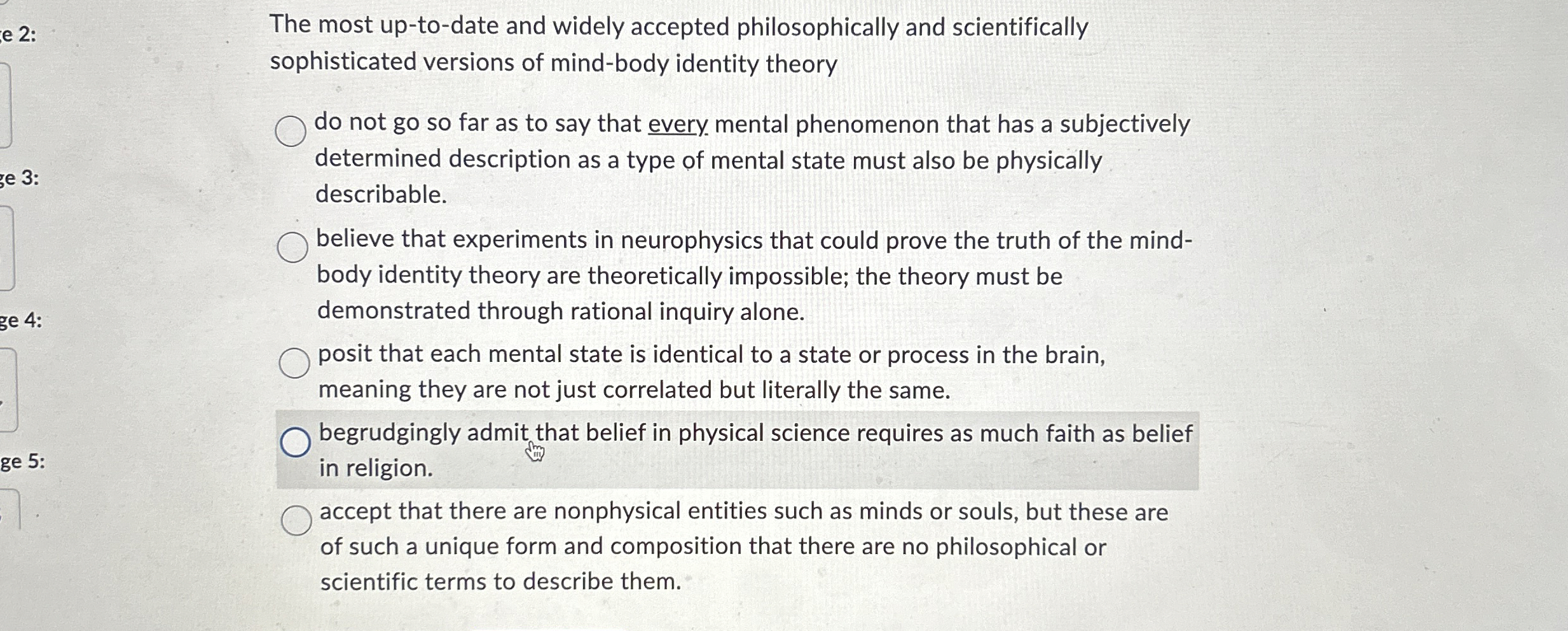 Solved e 2:The most up-to-date and widely accepted | Chegg.com