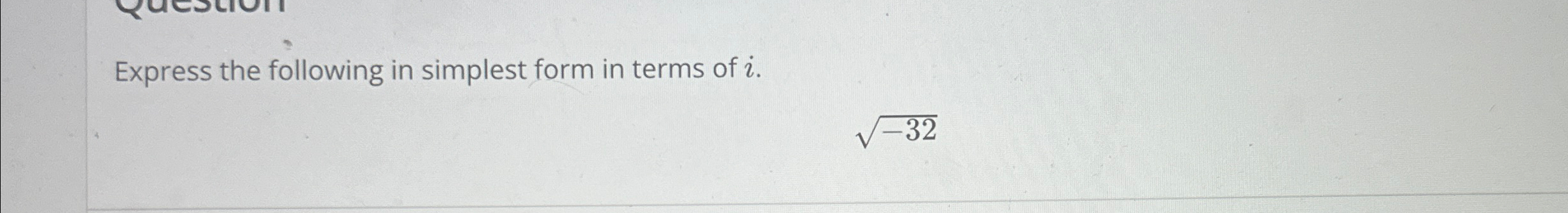 Solved Express the following in simplest form in terms of | Chegg.com