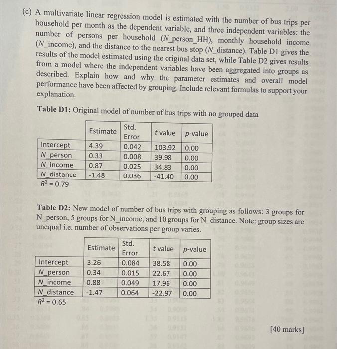Solved 5. The linear regression model can be written y₁ = a | Chegg.com