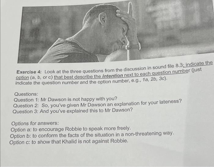 Solved Exercise 6: Rewrite the four selected statements from | Chegg.com