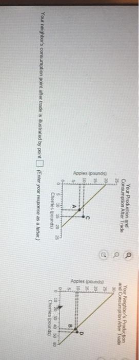 Solved Your Production and Consumption After Trade Your | Chegg.com