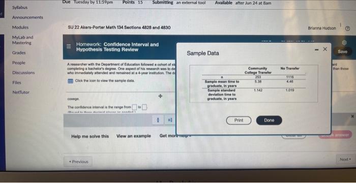 Solved d Syllabus Announcements Modules MyLab and Mastering | Chegg.com