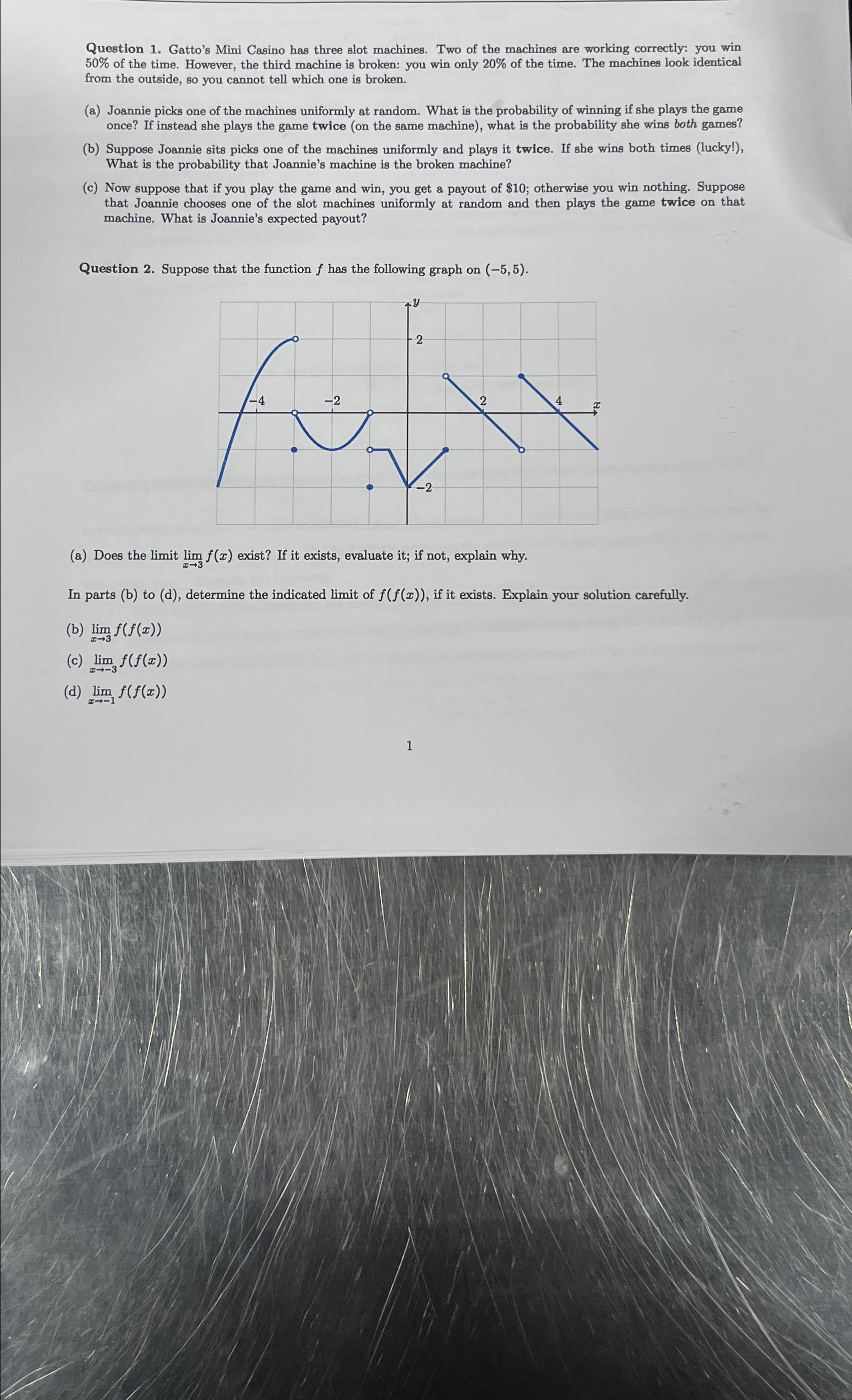 Solved All Questions if possible to double check my work. | Chegg.com