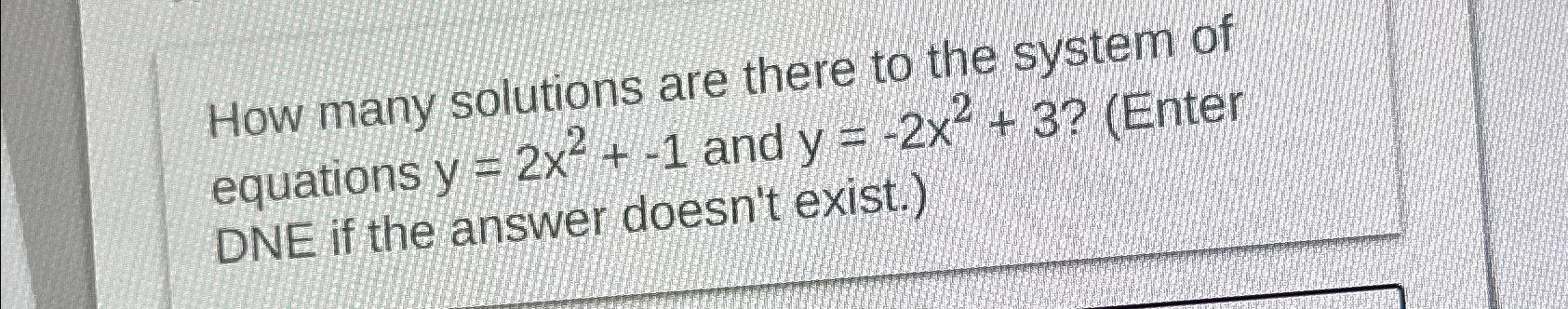 Solved How many solutions are there to the system of | Chegg.com