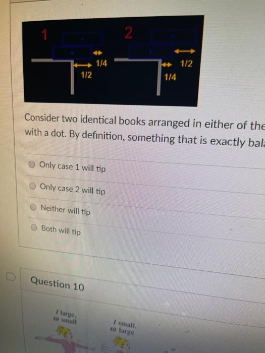 Solved consider two identical books arranged in either of | Chegg.com