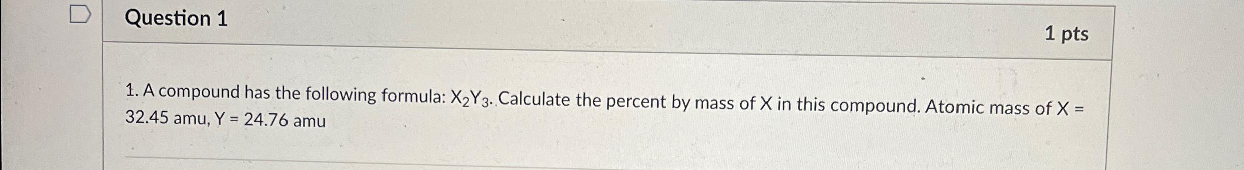Solved Question 11 ﻿ptsA compound has the following formula: | Chegg.com