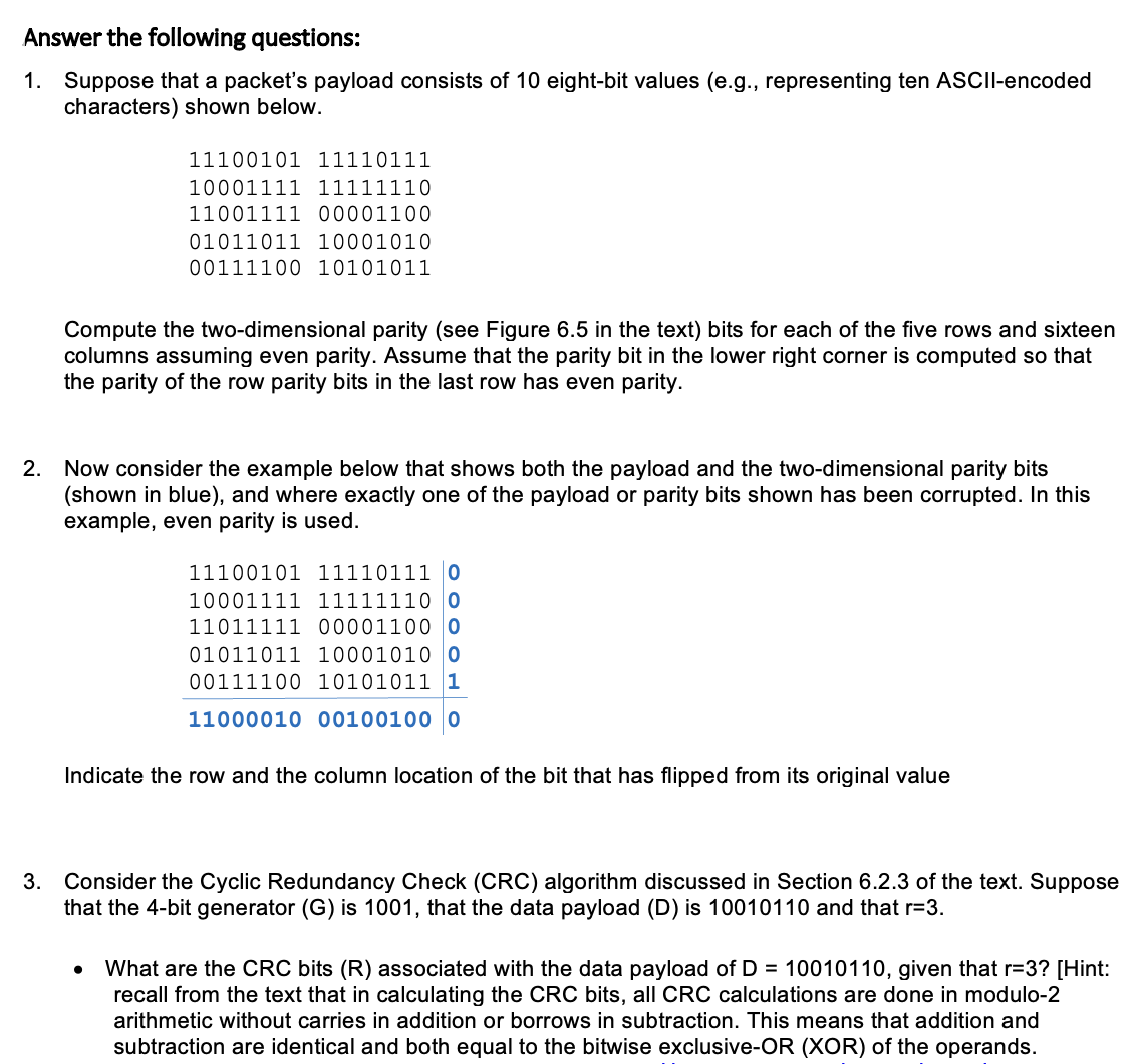 Solved Answer the following questions:Suppose that a | Chegg.com