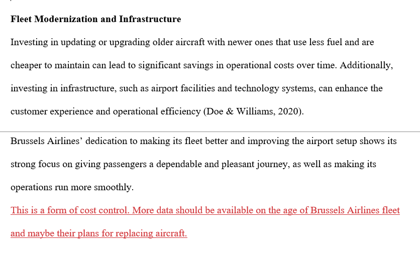 Solved Fleet Modernization and InfrastructureInvesting in | Chegg.com
