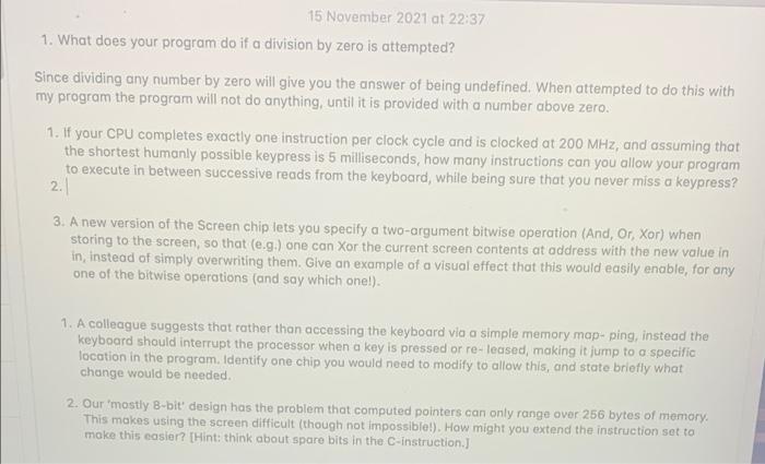 can anybody help me with the rest of these questions | Chegg.com