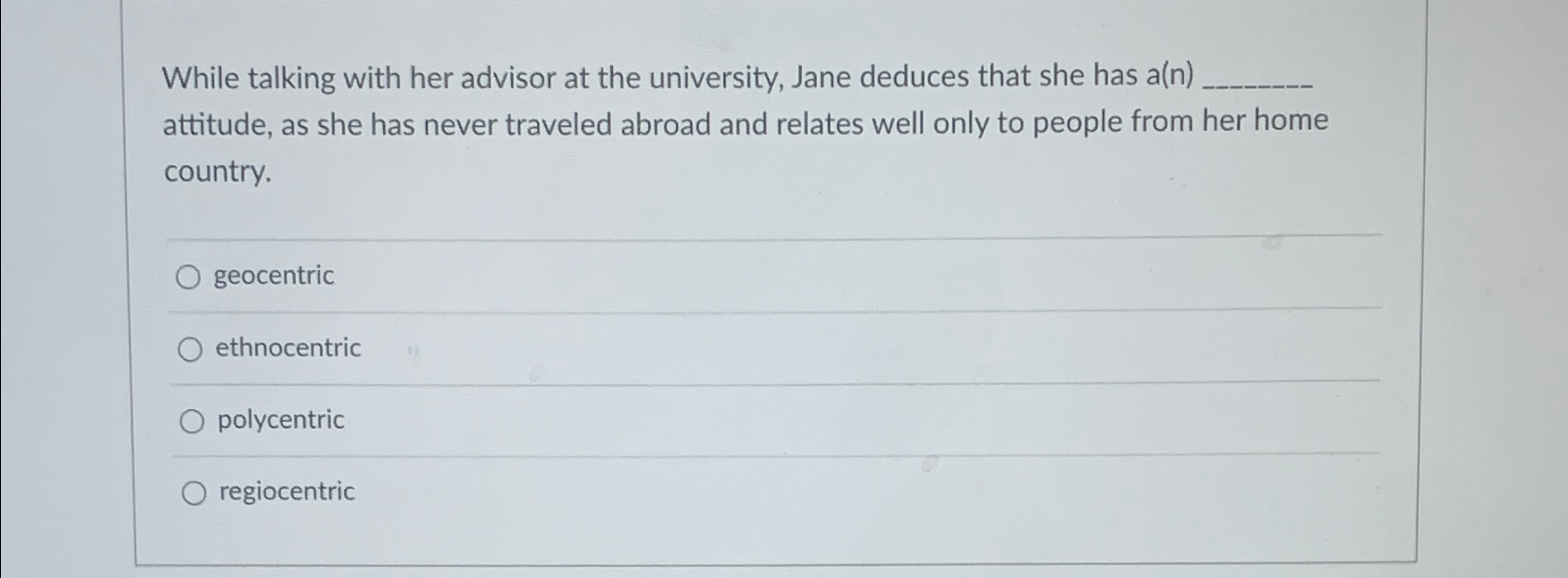 Solved While talking with her advisor at the university, | Chegg.com