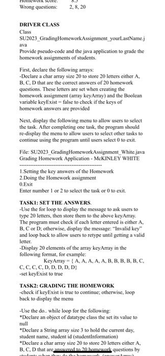 Solved LAB6 PART2 REQUIREMENT IF YOU DO NOT HAVE THE UML and | Chegg.com
