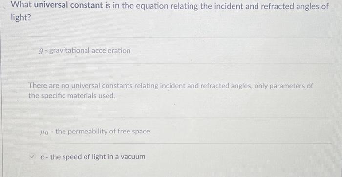 Solved What are the sources of uncertainty in the refraction | Chegg.com