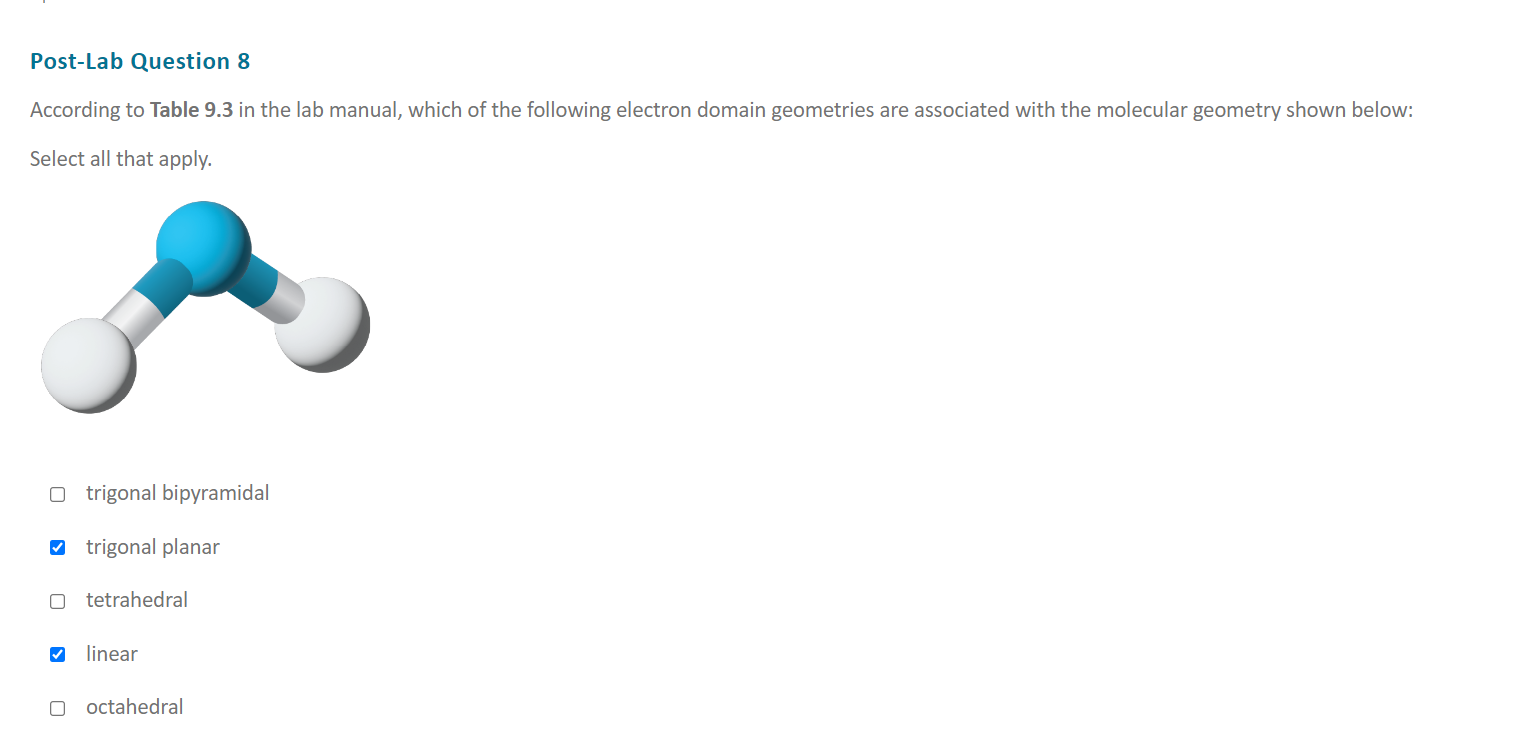 Solved Post-Lab Question 8According to Table 9.3 in the lab | Chegg.com Solved Post-Lab Question 8According to Table 9.3 in the lab | Chegg.com
