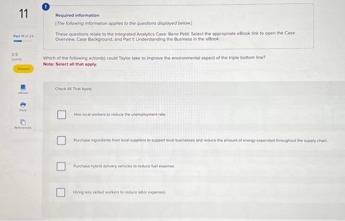 Solved 1 Required information [The following information | Chegg.com