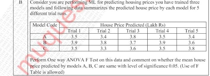 Solved B Consider you are performing ML for predicting | Chegg.com