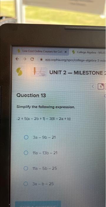 Solved Simplify the following expression. | Chegg.com