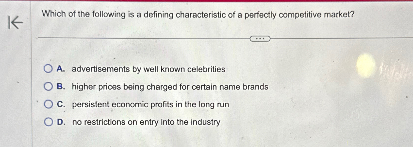 Solved Which of the following is a defining characteristic | Chegg.com