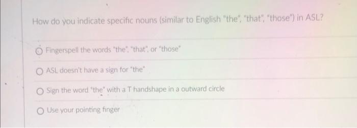 How do you indicate specific nouns (similar to | Chegg.com