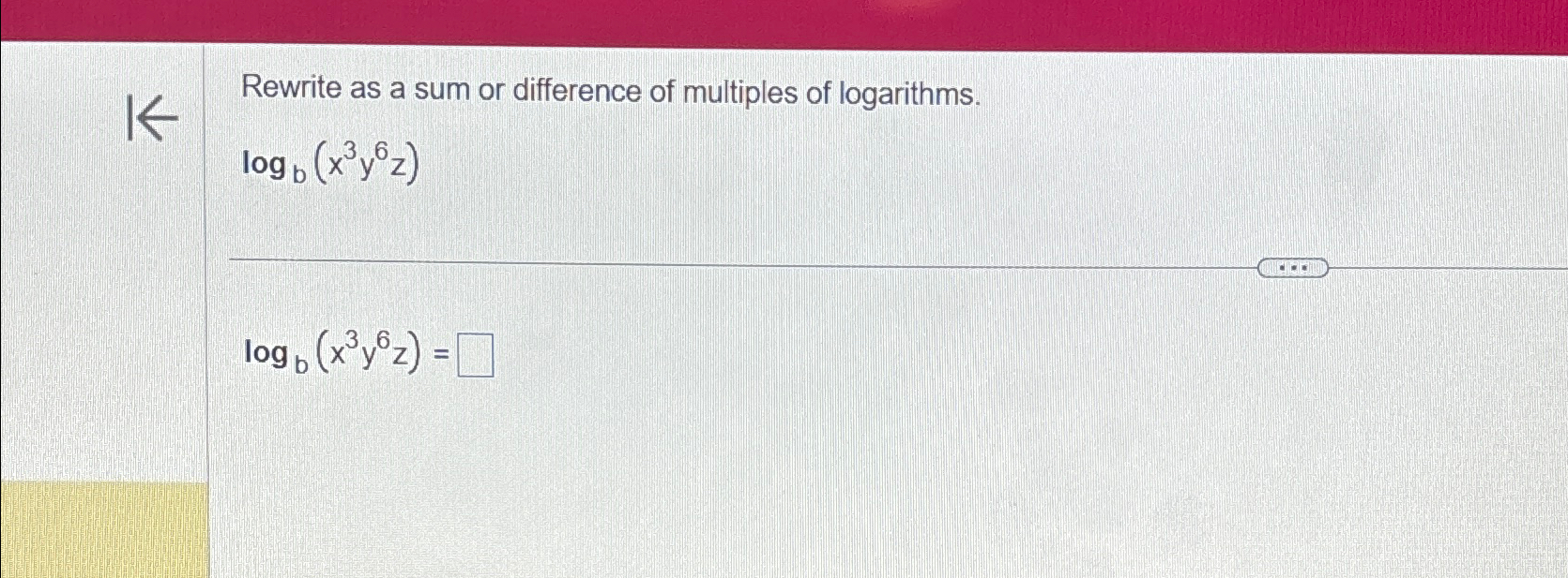 Solved Rewrite as a sum or difference of multiples of | Chegg.com