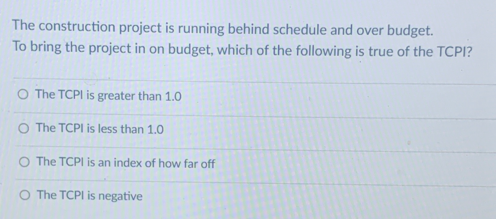 Solved The construction project is running behind schedule | Chegg.com