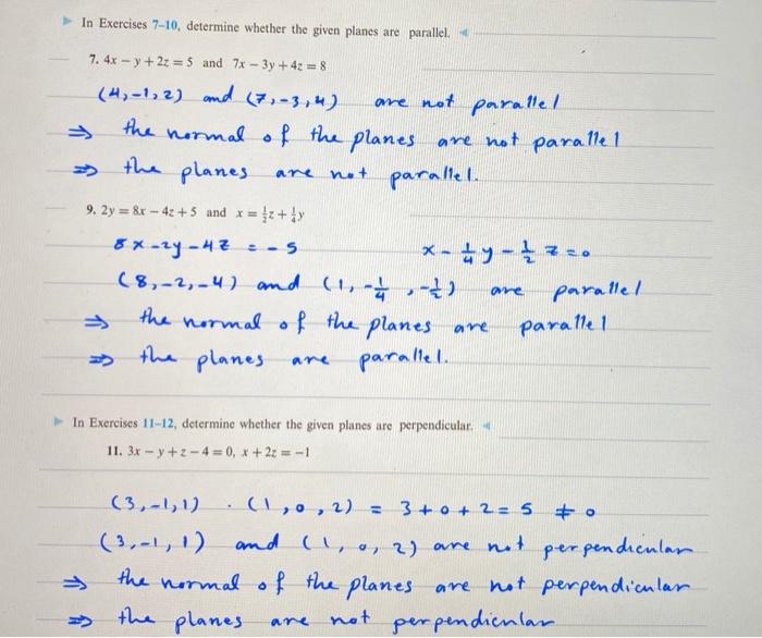 Solved how do you know if they are parallel or not and the | Chegg.com