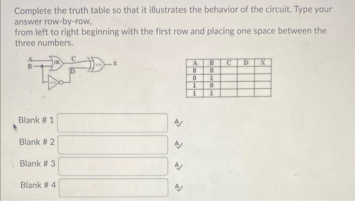 Solved If the truth table needs to have four rows, how many | Chegg.com