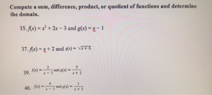 Solved Compute a sum, difference, product, or quotient of | Chegg.com