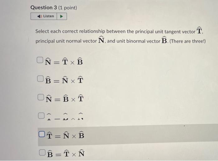 Solved Select each correct relationship between the | Chegg.com