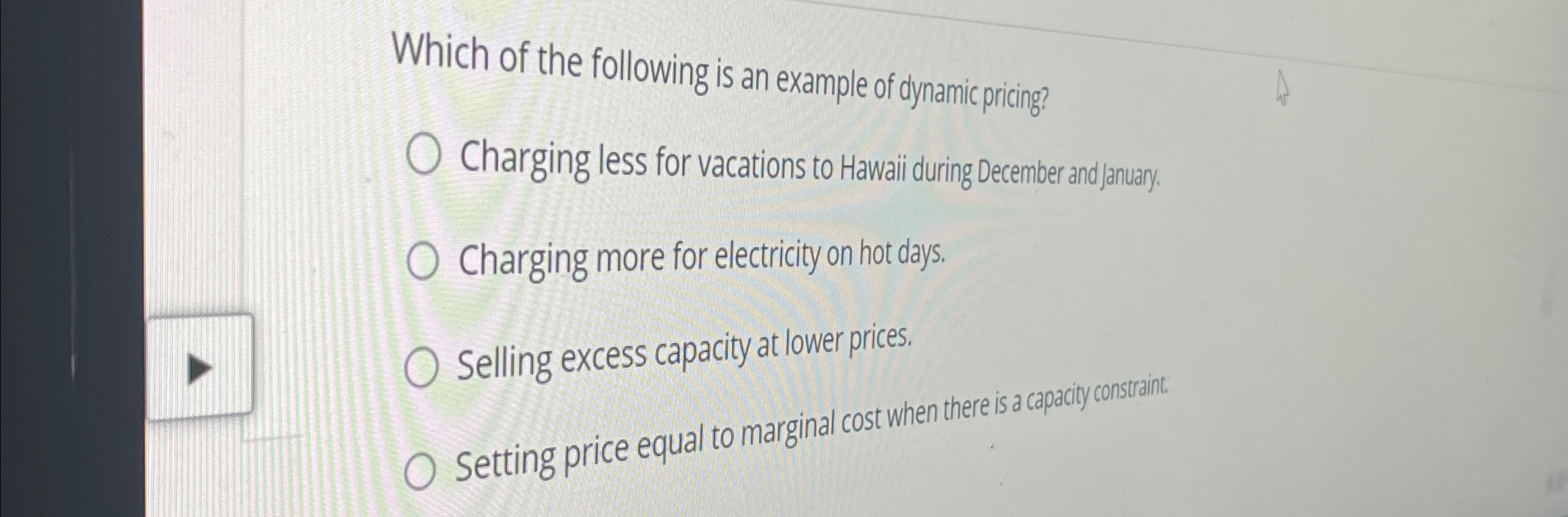Solved Which of the following is an example of dynamic | Chegg.com