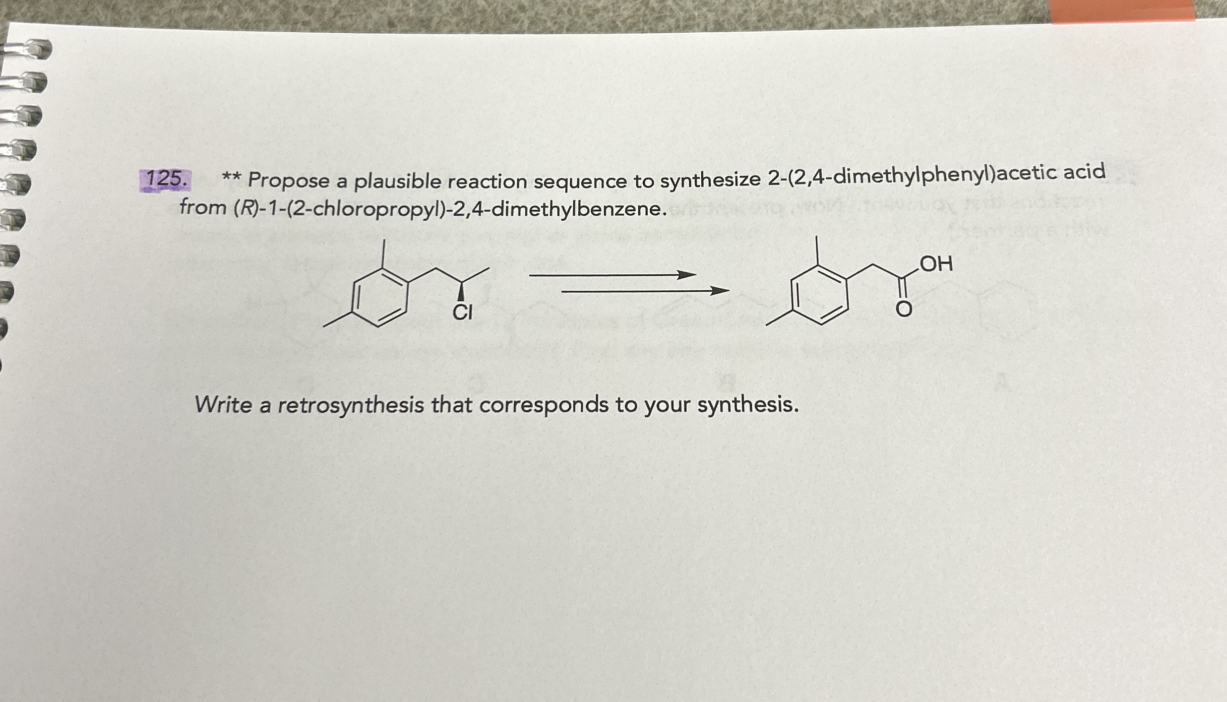 Solved ** ﻿Propose a plausible reaction sequence to | Chegg.com