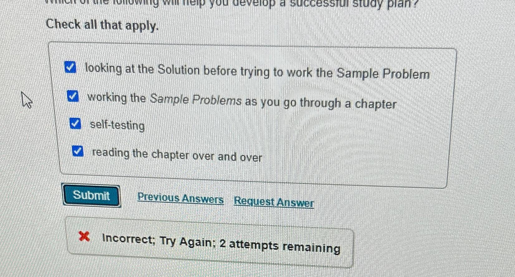 Solved Check all that apply.looking at the Solution before | Chegg.com