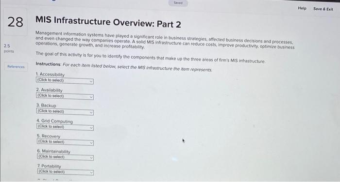 Solved Management information systems have played a | Chegg.com