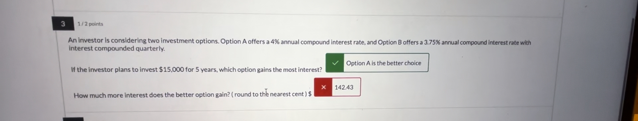 Solved Please help due 12!!An investor is considering two | Chegg.com