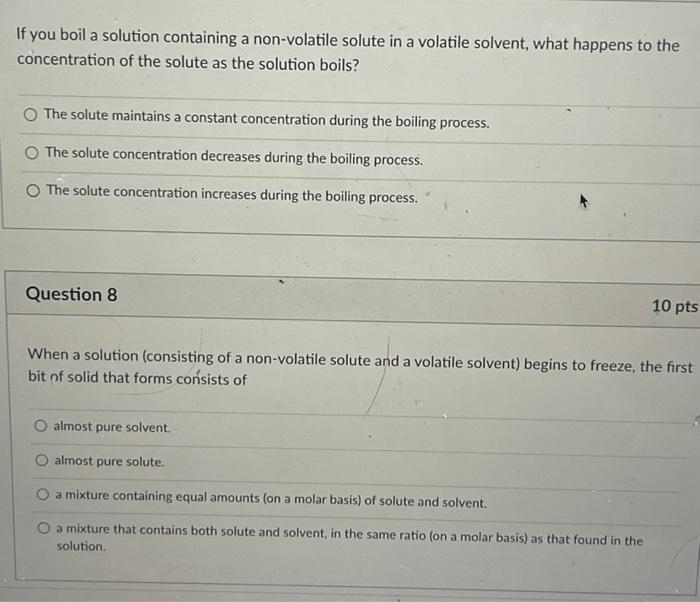Solved Question 1 A colligative property is a property of a | Chegg.com