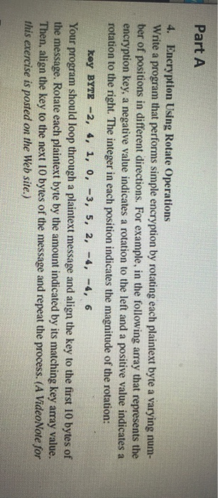 SECTION .data msg db"Hello", 0 key db -2, 4, 1, 0, | Chegg.com