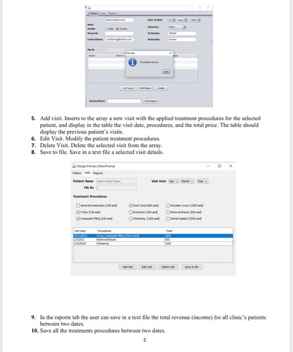 Solved Obiectives Using Java frame and java controls, you | Chegg.com