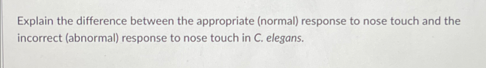 Solved Explain the difference between the appropriate | Chegg.com