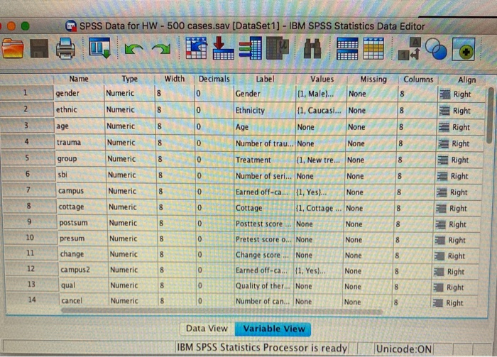 Part I. SPSS Exercise (27 points) Tasks SPSS Commands | Chegg.com