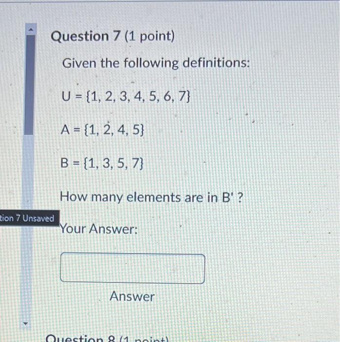 Solved How many distinct proper subsets are there of the set | Chegg.com