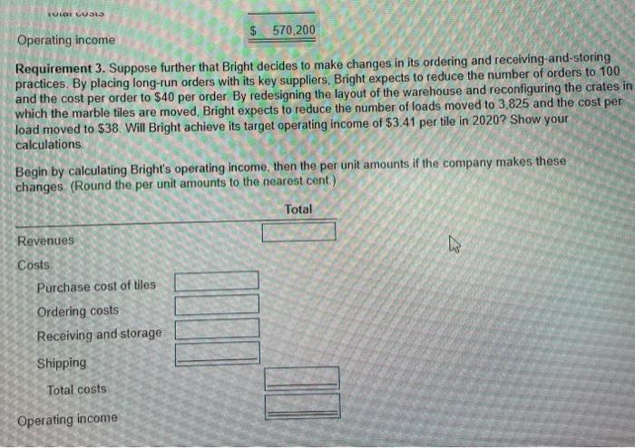 Solved Requirement 3. Suppose further that Bright decides to | Chegg.com
