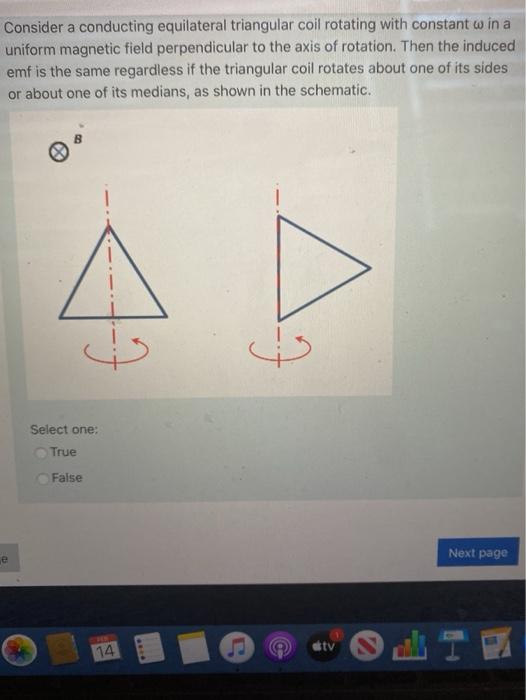 Solved Consider a conducting equilateral triangular coil | Chegg.com