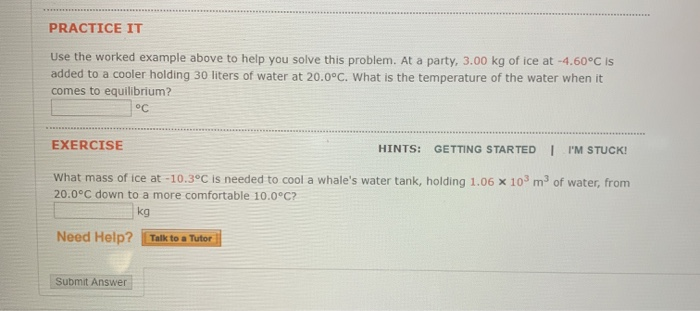Solved PRACTICE IT Use the worked example above to help you | Chegg.com