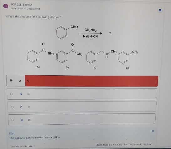 Solved H23.23 - Level 2 Homework. Unanswered What is the | Chegg.com Solved H23.23 - Level 2 Homework. Unanswered What is the | Chegg.com