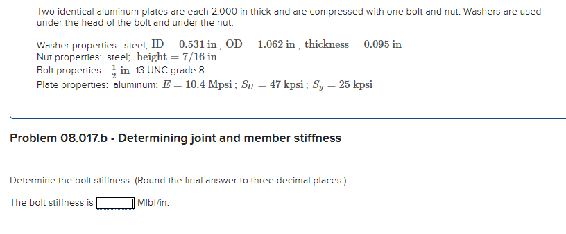 Solved By An Expert Problem 08 017 B ﻿determining Joint And Member