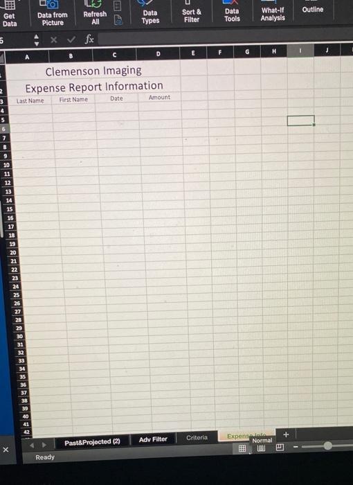 Solved Create an Advanced Filter. a. Click the Criteria | Chegg.com